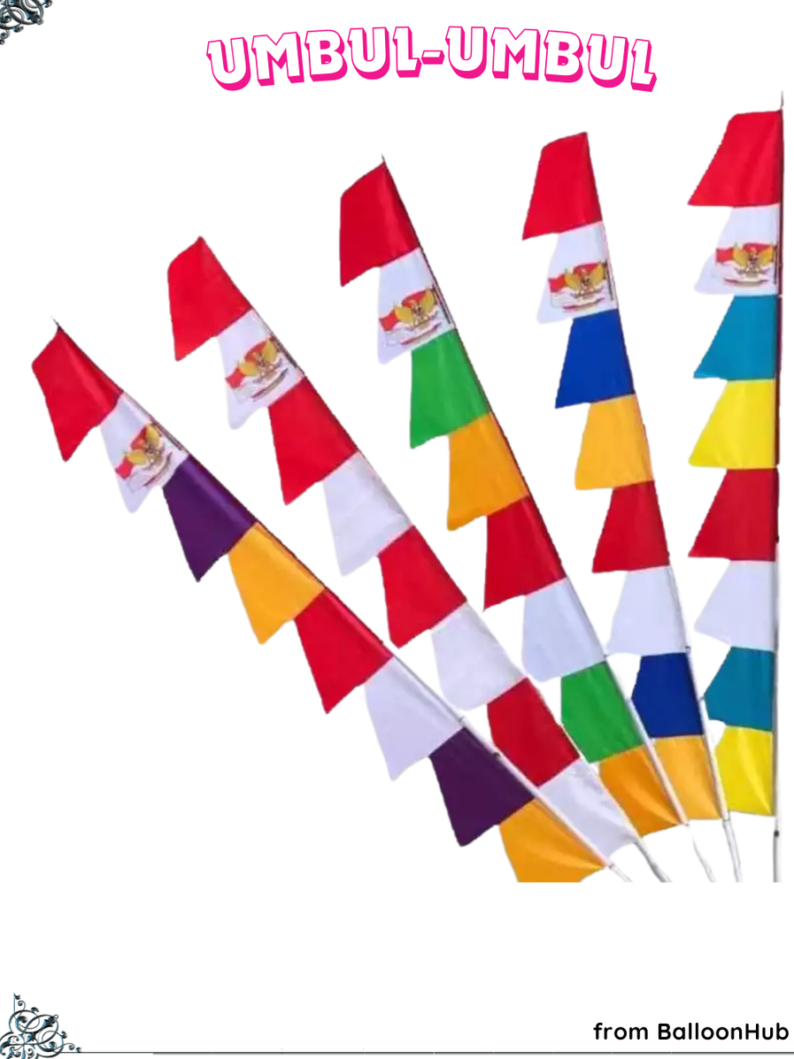 Jual Bendera Umbul Umbul Garuda / Bendera Merah Putih Zig Zag 17 Agustus | Shopee Indonesia