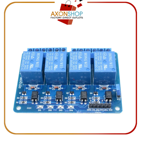 Jual Modul 4Ch Module Relay 4 Channel 5V Optocoupler 250Vac 30Vdc 10A ...