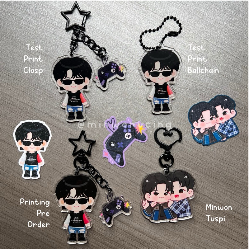 Jual READY STOCK SIAP KIRIM SEVENTEEN Keychain Gantungan Kunci Wonwoo ...