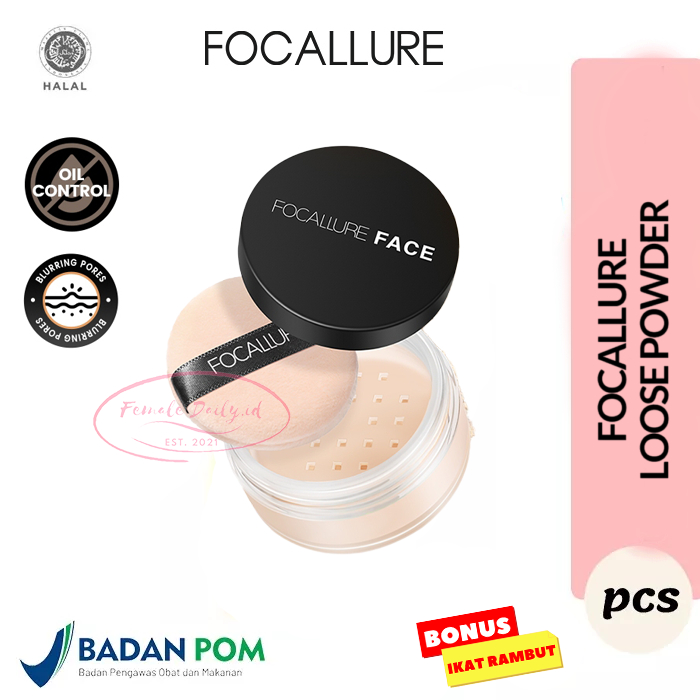 Jual FOCALLURE Oil Control Loose Powder Natural Bedak Tabur- Hingga 12 ...