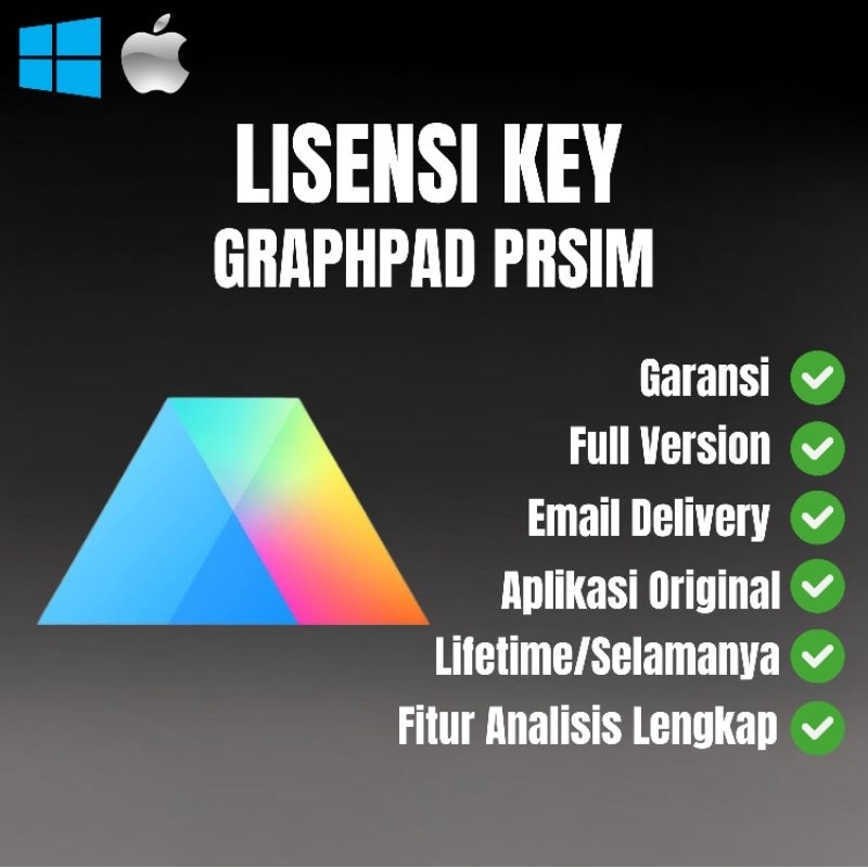 Jual Graphpad Prism TERBARU Full Version MAC/WIN | Shopee Indonesia