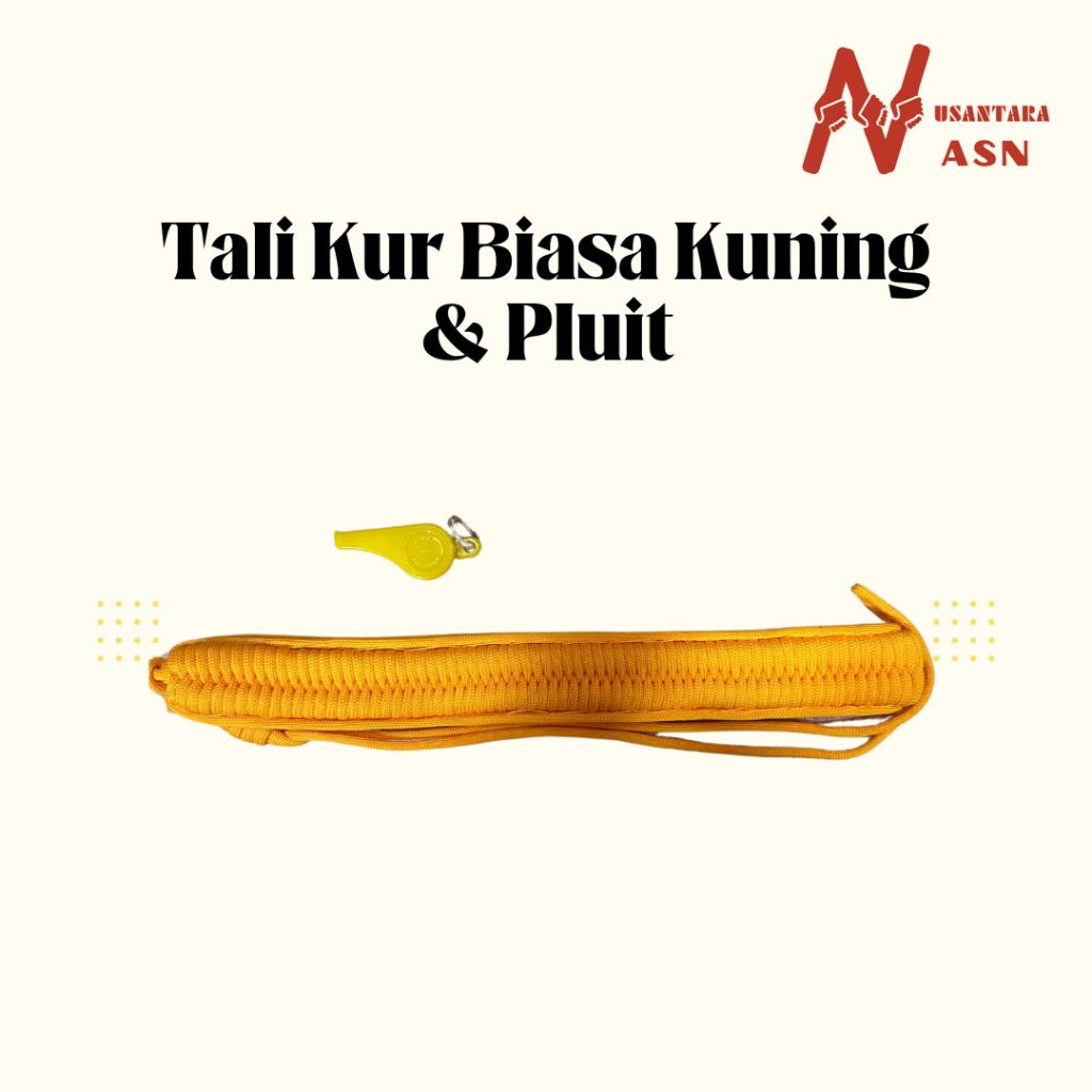 Jual Tali Kur Biasa Sedang Kuning dan Pluit Kuning | Shopee Indonesia