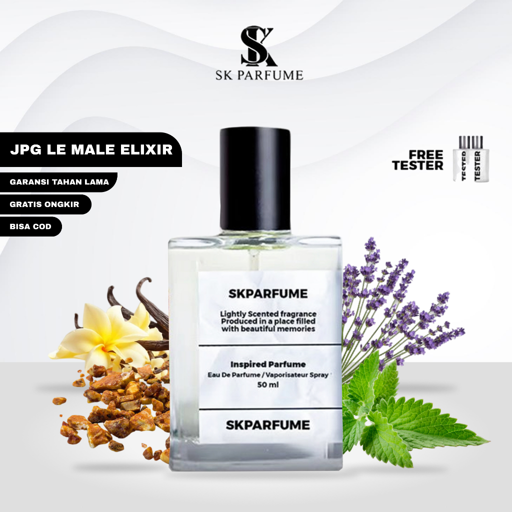 Jual SK Parfume - JPG LE MALE ELIXIR Parfum Pria Aroma Vanilla Manis ...