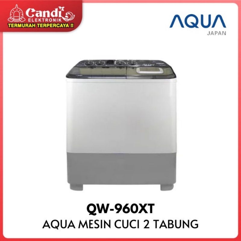 Jual Mesin Cuci 2 Tabung AQUA JAPAN QW-9031HT Twin Tub 9 Kg 9031 HT QW ...