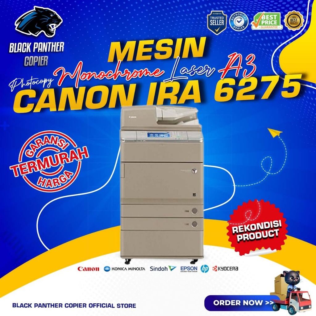 Jual MESIN FOTOCOPY CANON IR ADVANCE 6275 MESIN FOTOKOPI A3 HITAM PUTIH ...