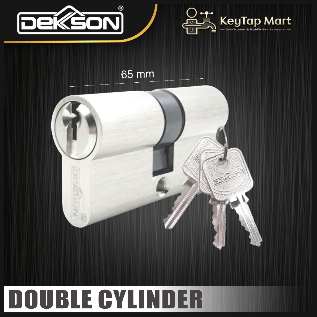 Jual Double Cylinder Dekson Dekkson CYL DC DL 65MM SN Silinder Kunci ...