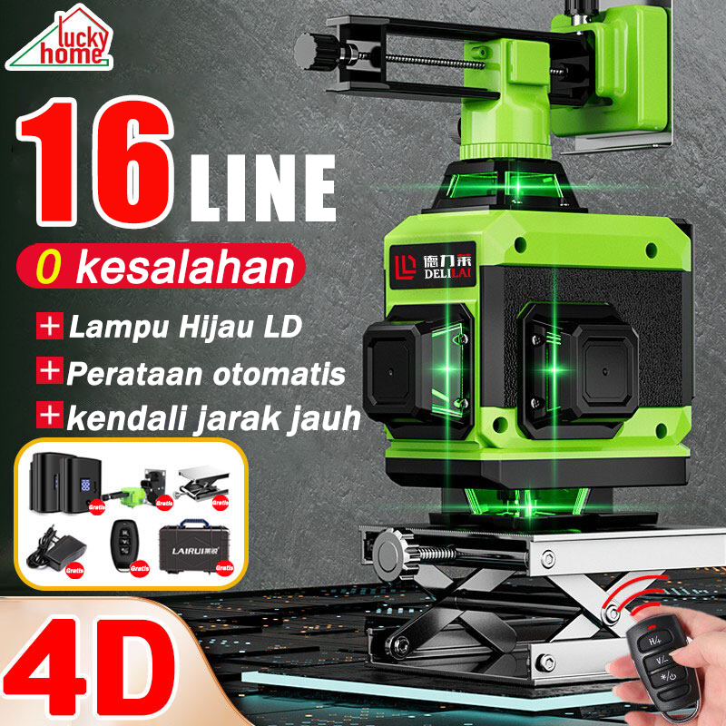 Jual Laser Level 4D 16 Lines/12 Lines 3 in 1 Alat laser Water pass ...