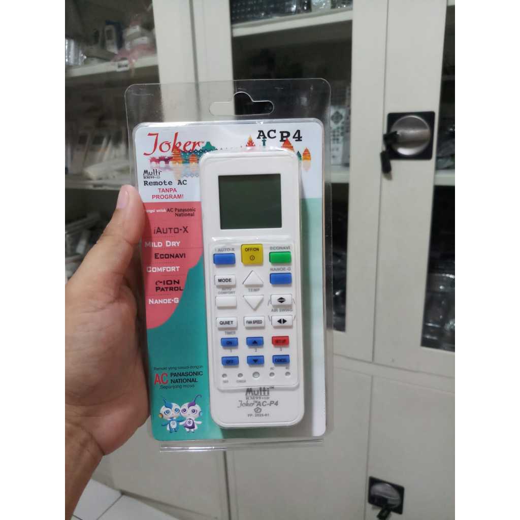 Jual Remote AC Multi joker Panasonic National Econavi Comfort | Shopee ...
