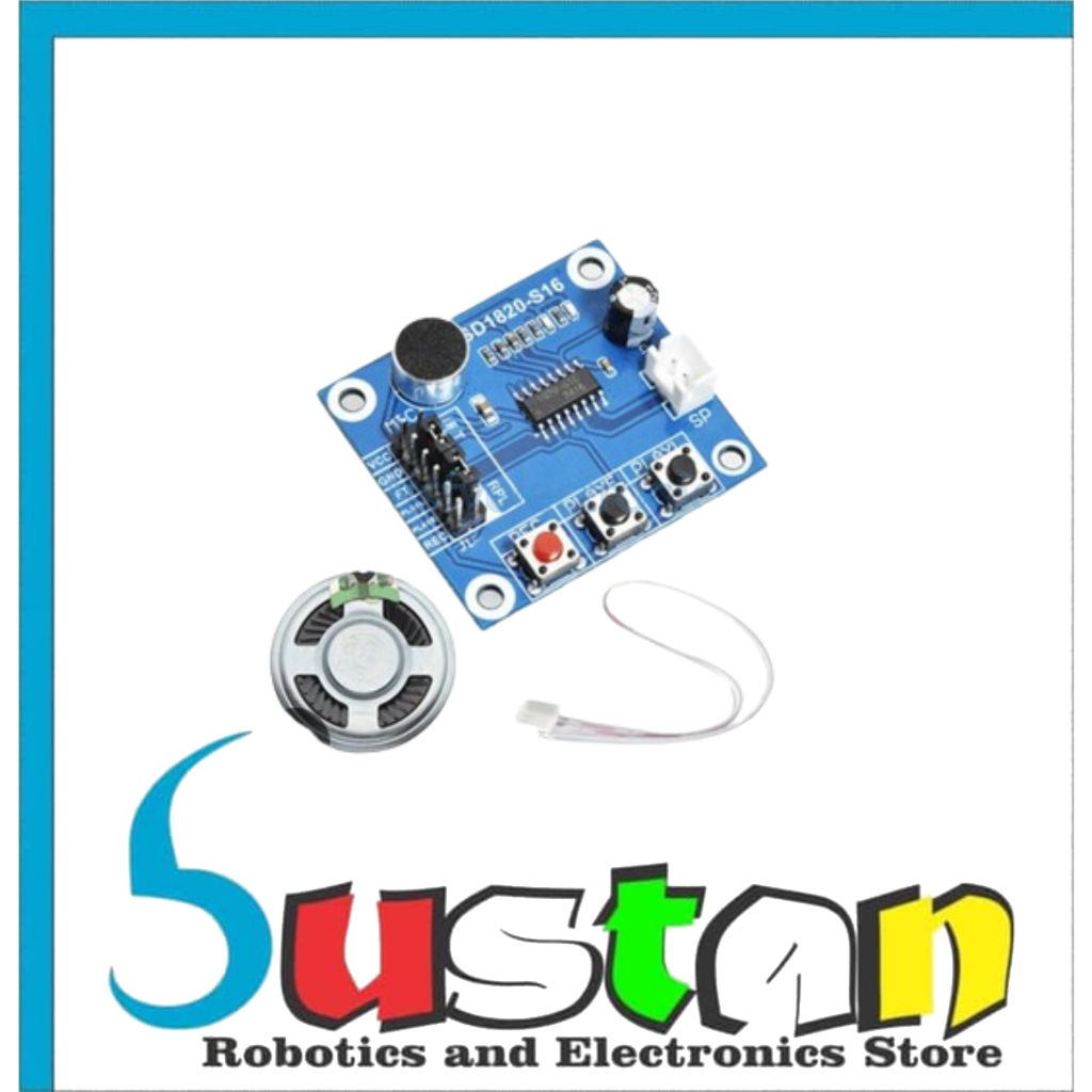 Jual Module Sound Recorder Board ISD 1820 Playback Voice Recording ...