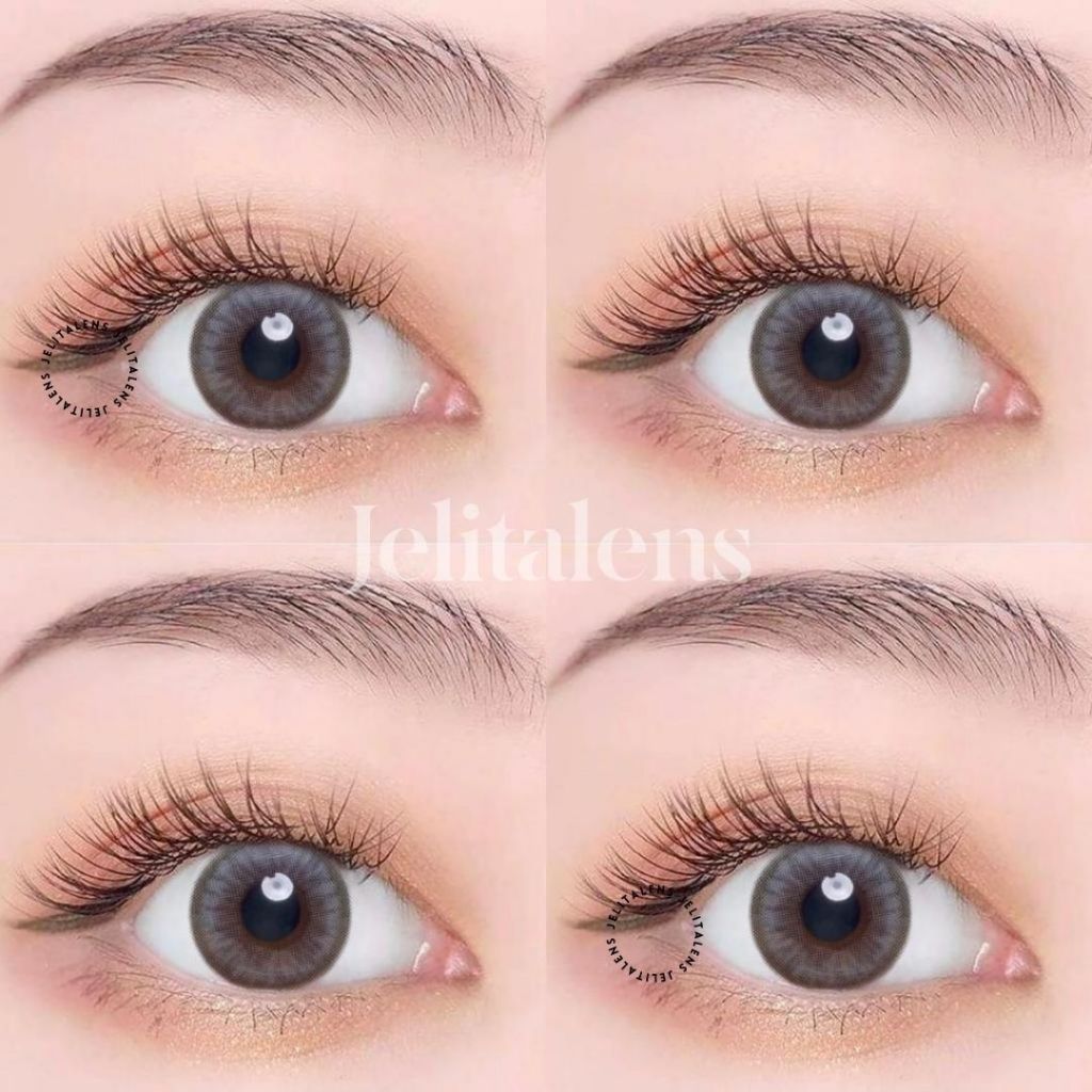 Jual J60 Softlens Abu-Abu Big Eye 16 MM Big Eyes Normal & Minus ...