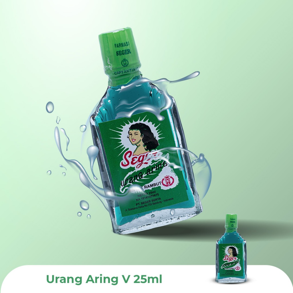 Jual Seger Minyak Urang Aring Botol Kotak 25ml | Minyak Rambut Hair Oil ...