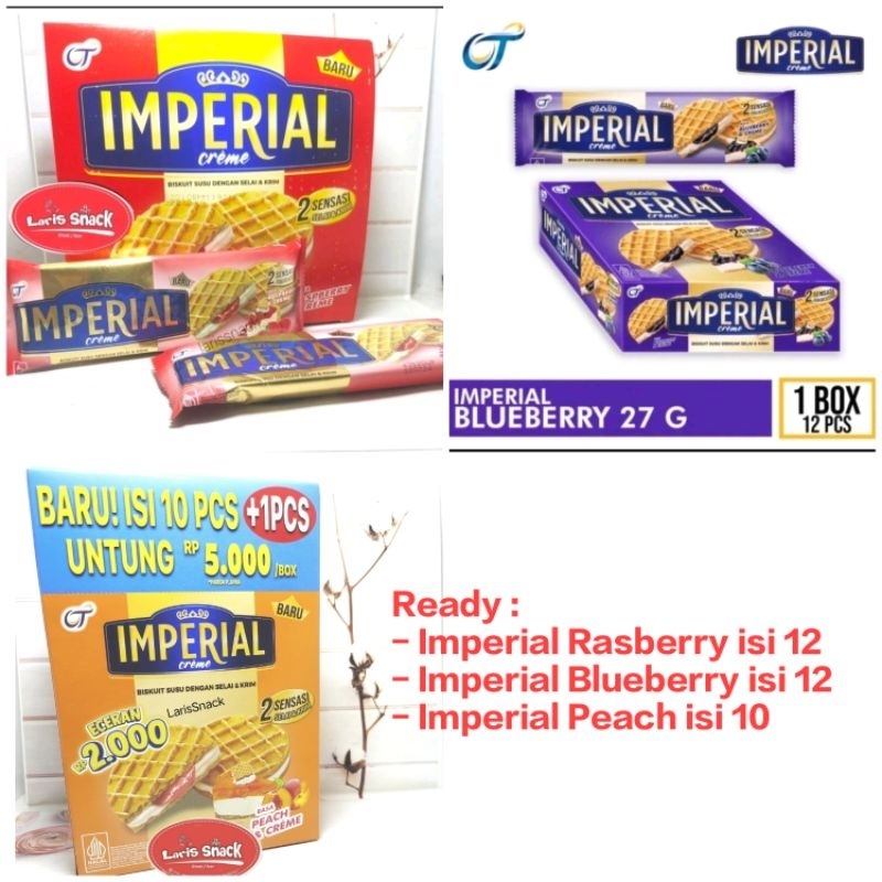 Jual Imperial Creme Biscuit/Biskuit Susu Selai & Krim All Varian Box ...
