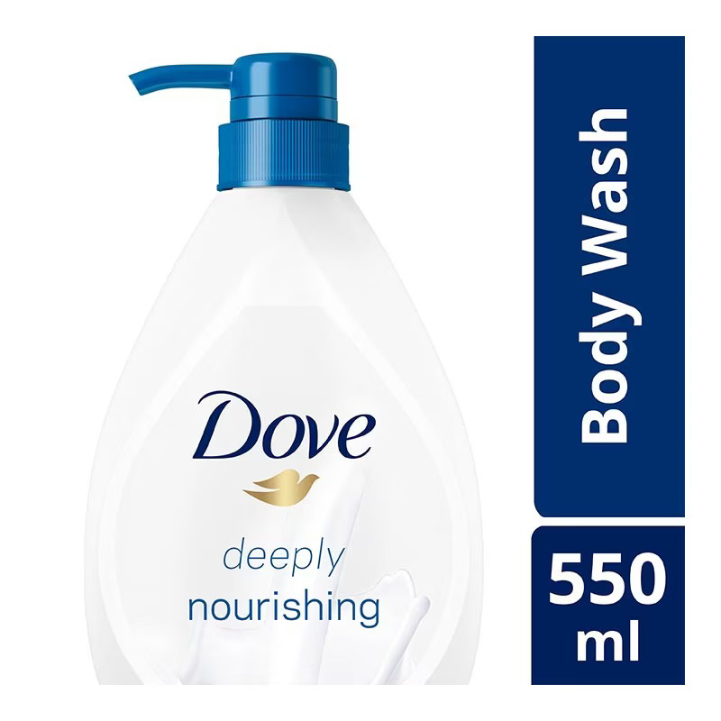 Jual DOVE Deeply Nourishing Body Wash Pump 550ml | Shopee Indonesia