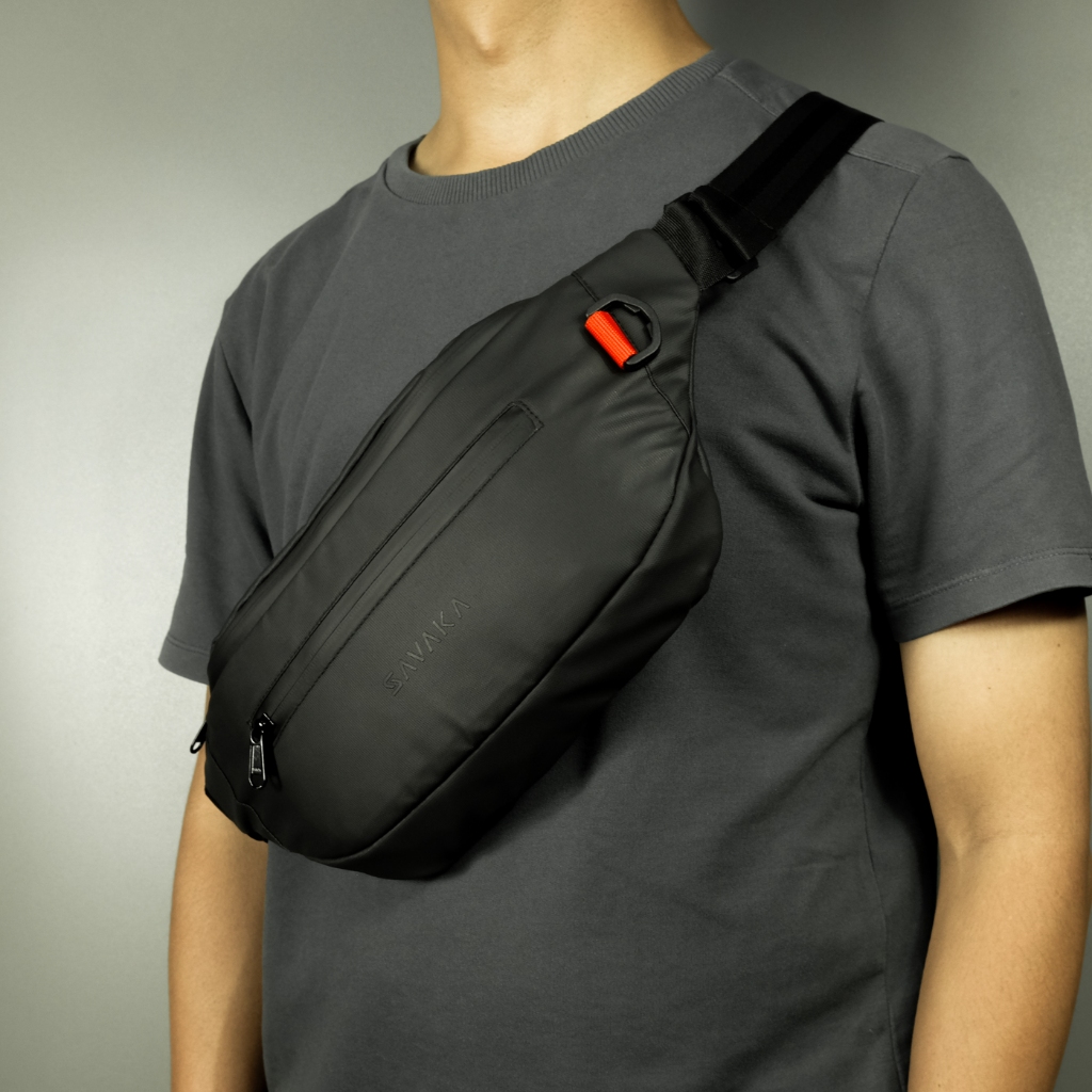 Jual Waistbag Pria SAVAKA W4 Clutch Tas Pinggang Cowok Tas Premium ...