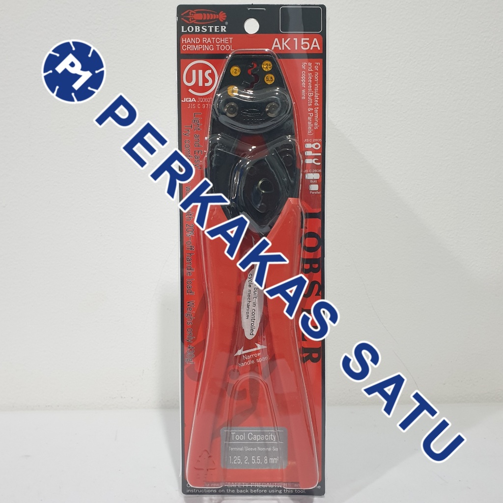 Jual TANG CRIMPING TOOL LOBSTER AK-15A MADE IN JAPAN | Shopee Indonesia