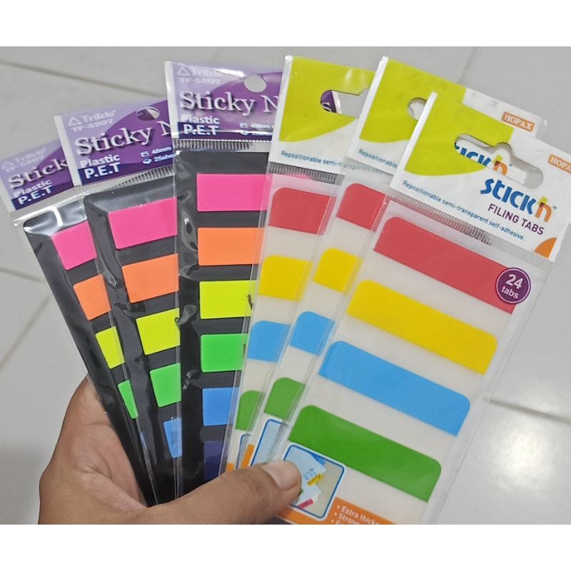 Jual STICKY NOTES PLASTIK // STICKY NOTES // STICKY NOTES | Shopee ...