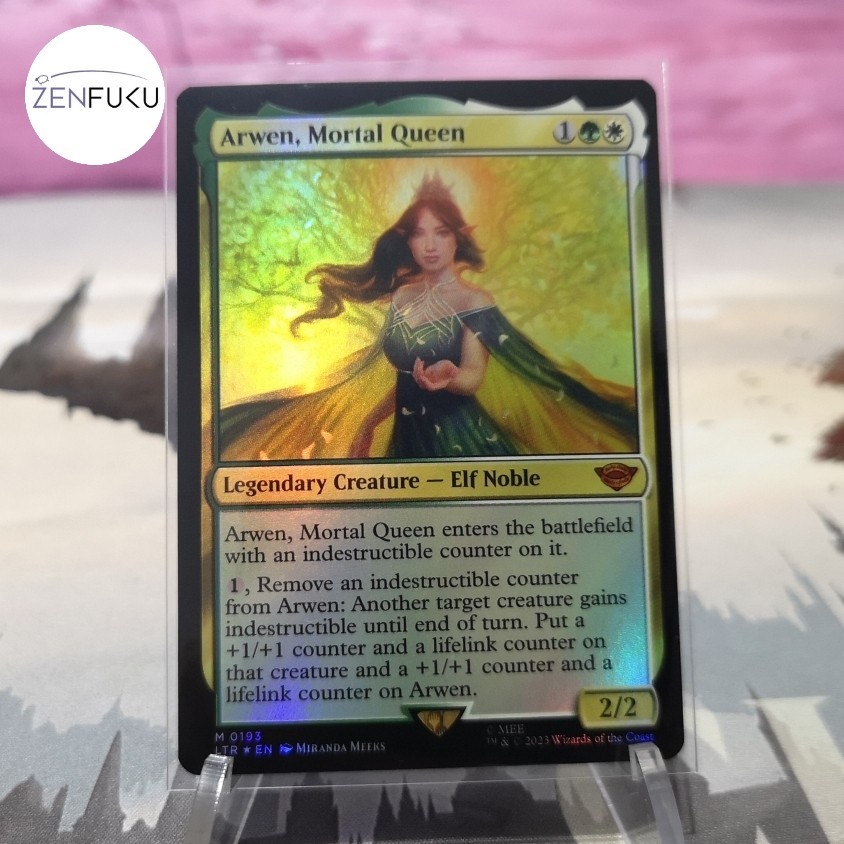 Jual Arwen Mortal Queen Foil Mtg Lotr Lord Of The Rings Card Arwen