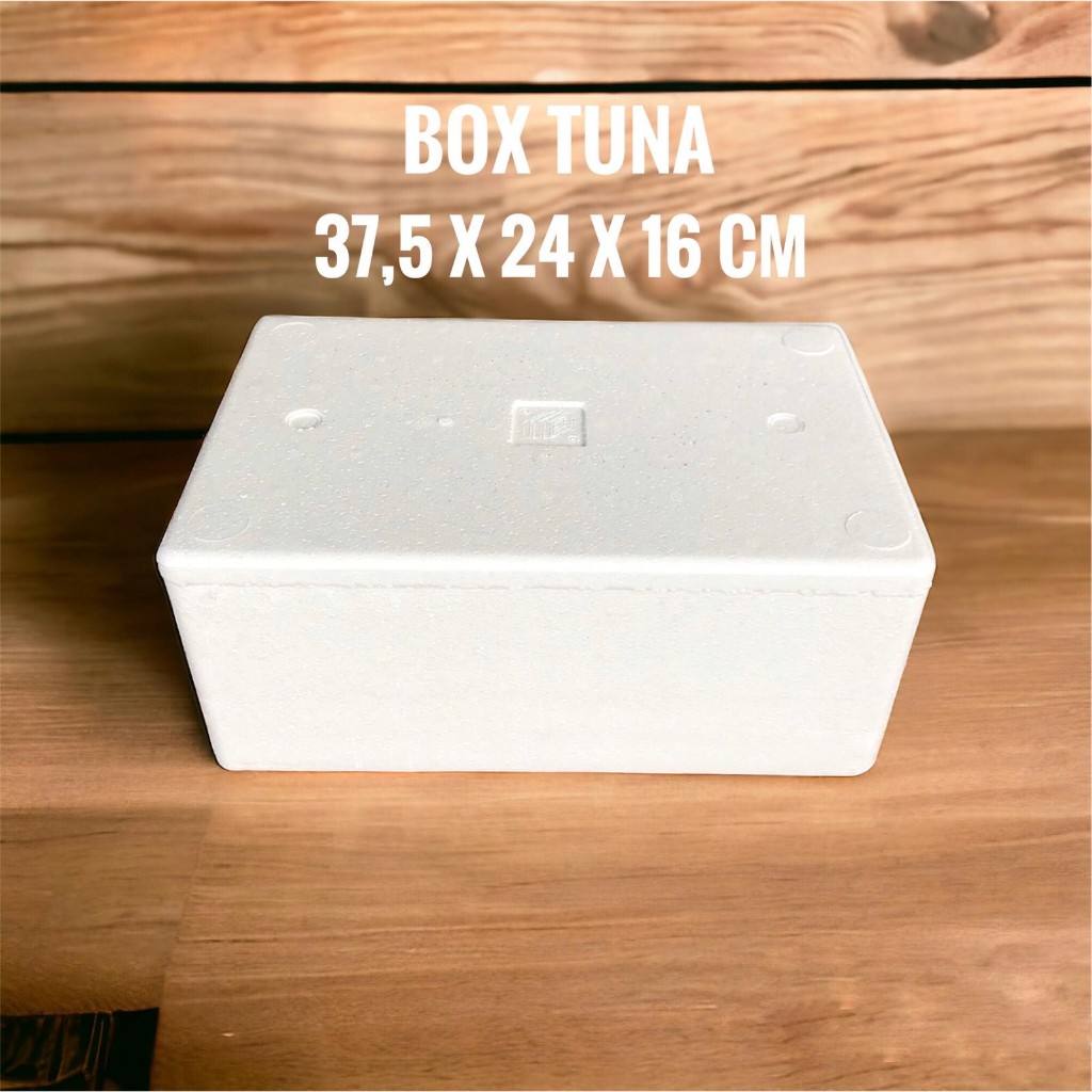Jual Styrofoam Box Tuna 37,5 x 24 x 16cm Box Packing Box Ikan - Box ...