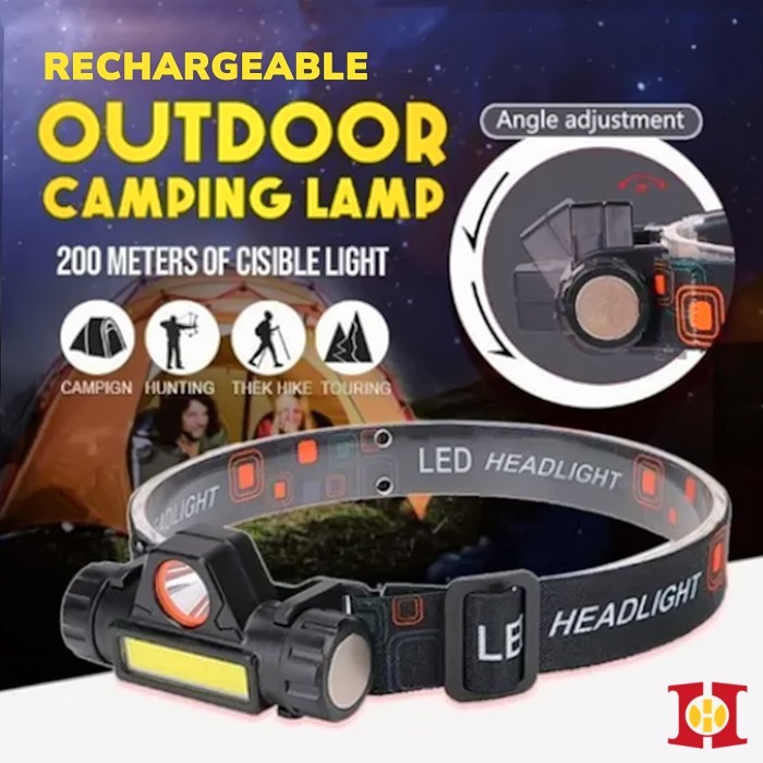 Jual Senter Kepala Mini led Cas USB High Power LED Rechargeable ...