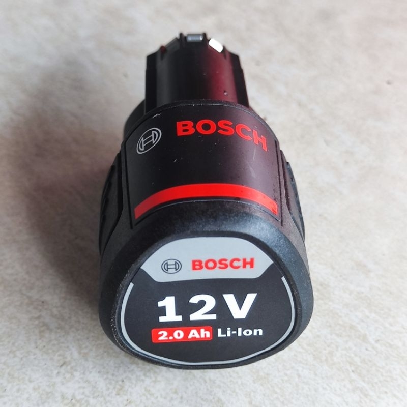 Jual Baterai Battery Bor Cordless Bosch GSR GSB 120-Li 12V 2Ah Original ...
