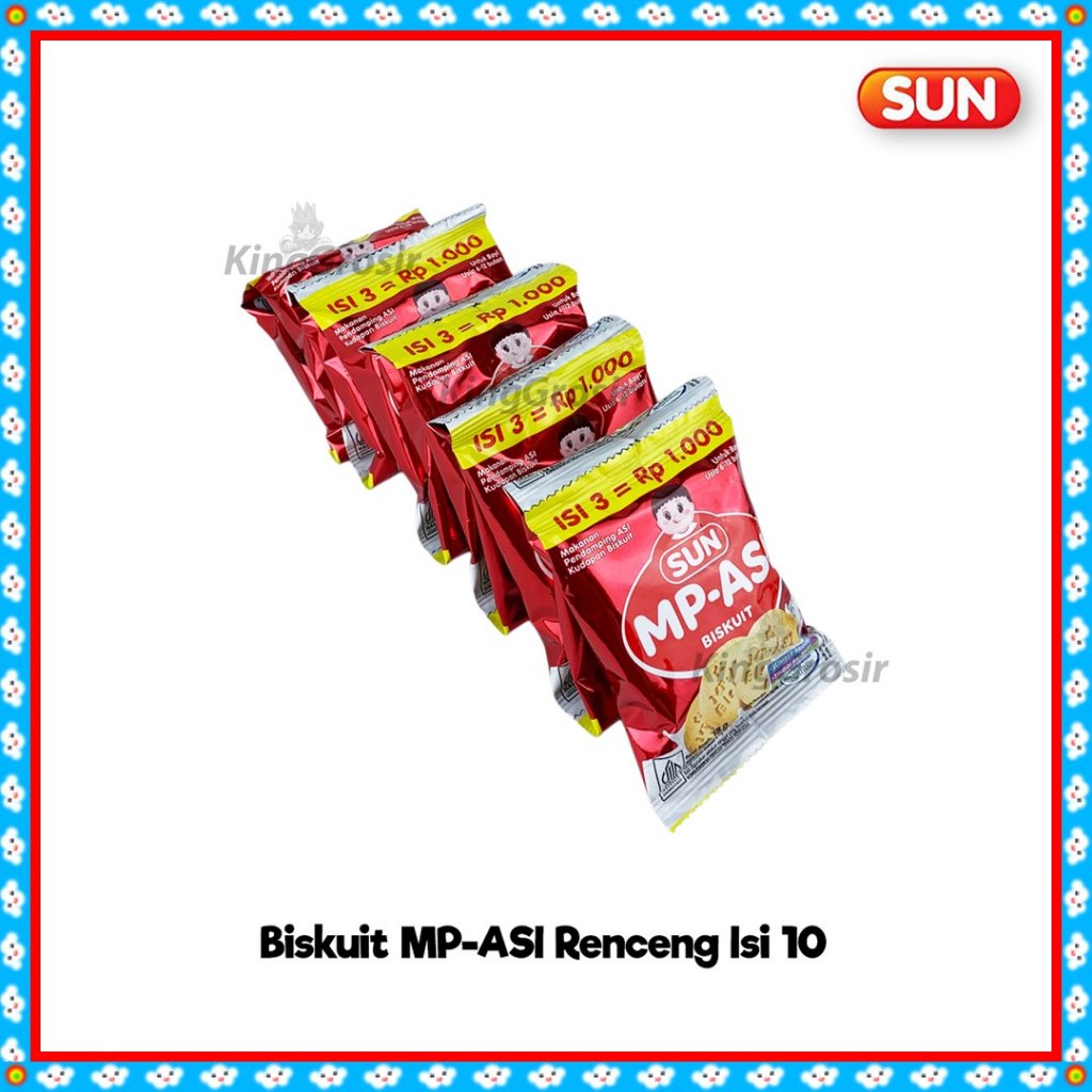 Jual SUN MP-ASI Biscuit Renceng isi 10 sachet / Biskuit Bayi MPASI ...