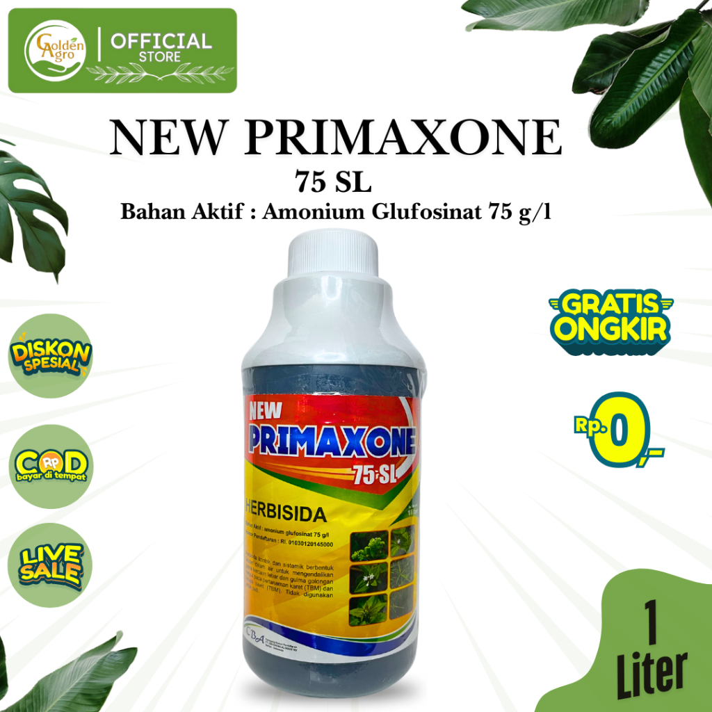 Jual HERBISIDA NEW PRIMAXONE 75 SL 1 LITER 1 LT OBAT RUMPUT LULANGAN ...