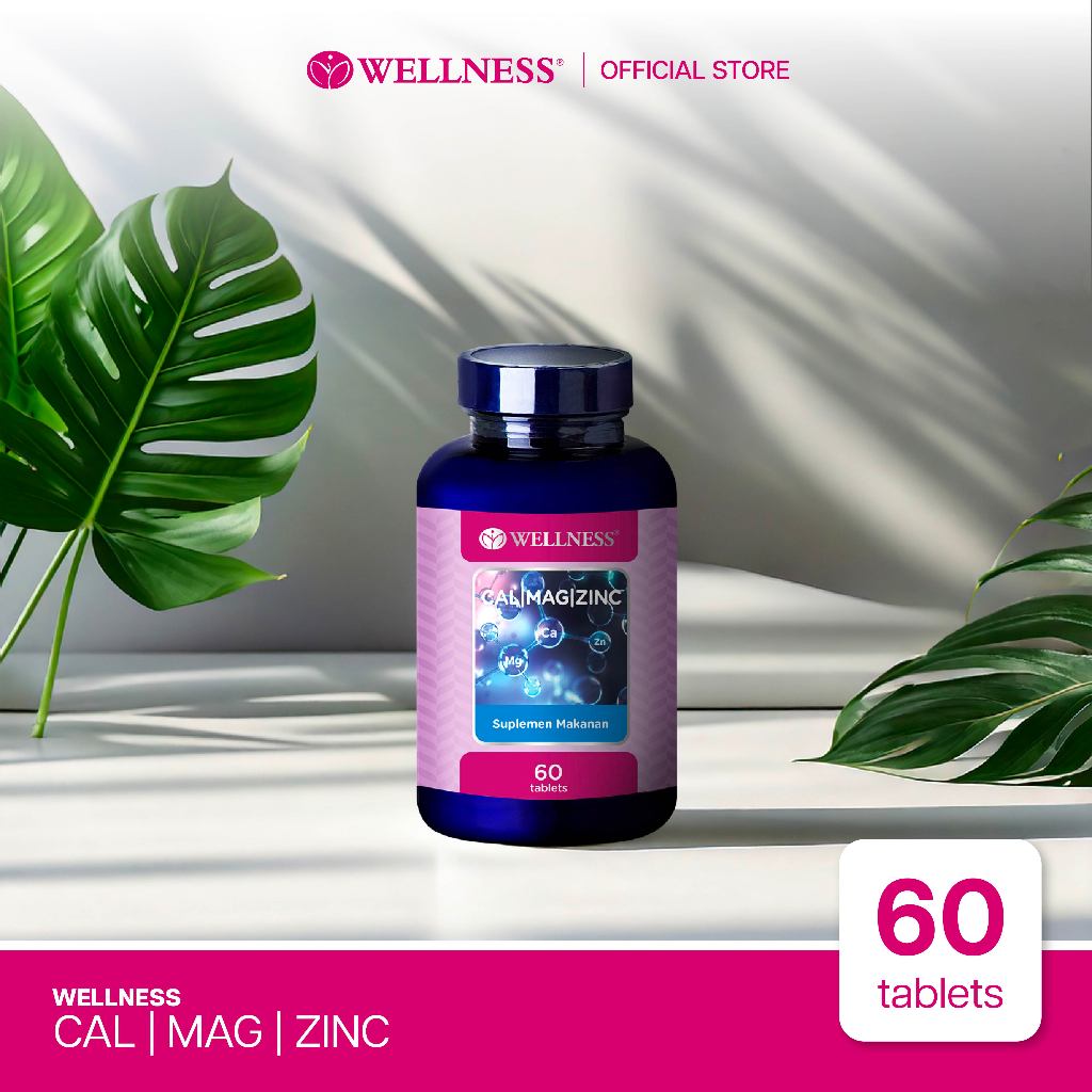 Jual Wellness Cal/Mag/Zinc - 60 Tablets | Shopee Indonesia