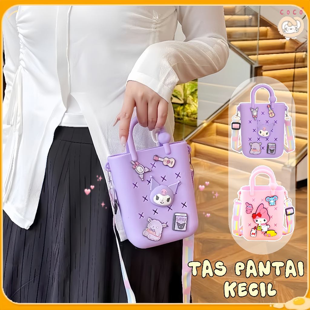 Jual [Dekorasi Diy] Kuromi Tas Silikon Yang Lucu/Dompet Koin Kartun ...