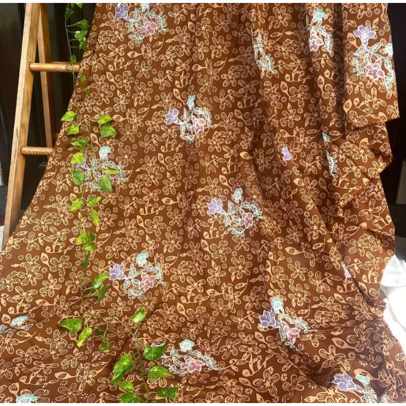 Jual Pendawi Batik Kain Cap Motif Bunga Kecubung dan Bunga Tanjung ...