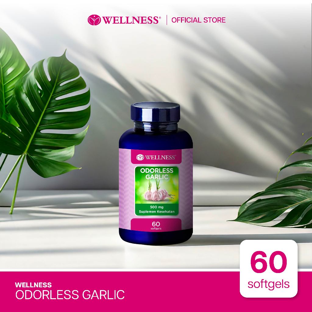 Jual Wellness Odorless Garlic 500mg - 60 Softgels | Shopee Indonesia