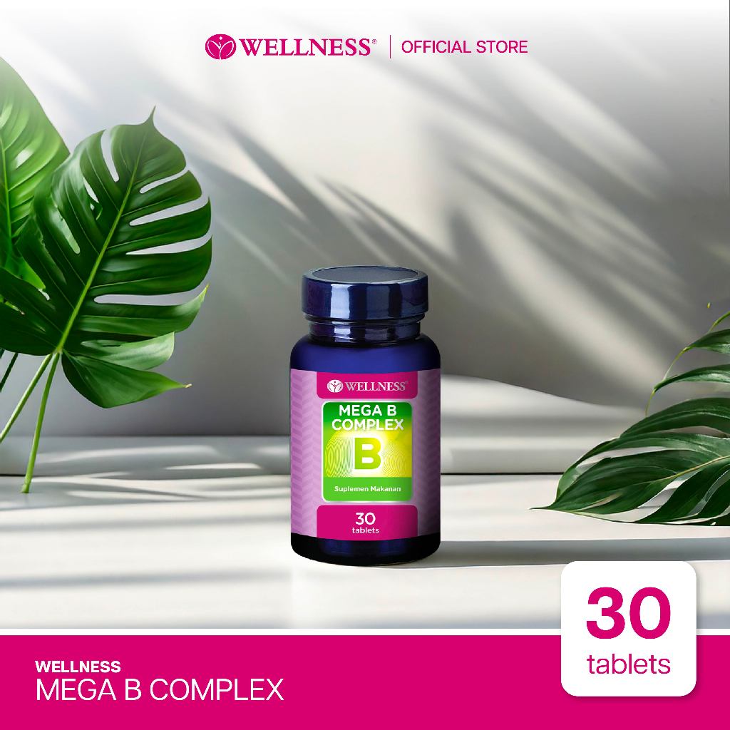 Jual Wellness Mega B Complex - 30 Tablets | Shopee Indonesia