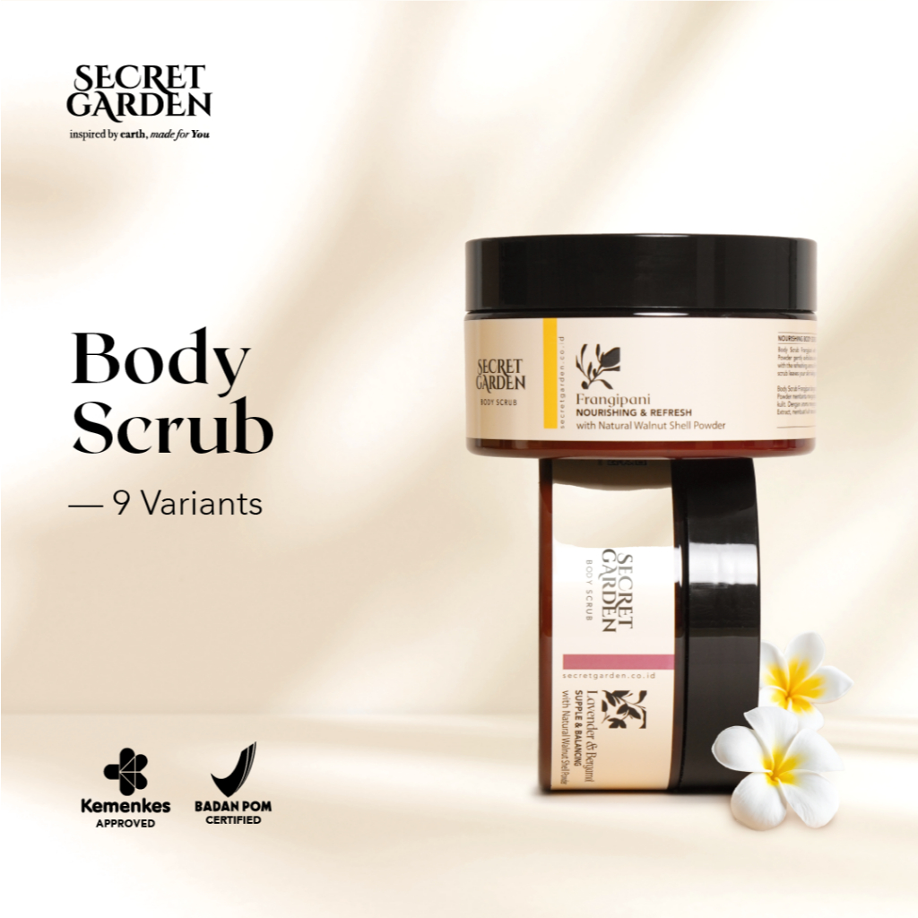 Jual Secret Garden - Body Scrub 200ml | Lulur Mandi Eksfoliasi Badan ...