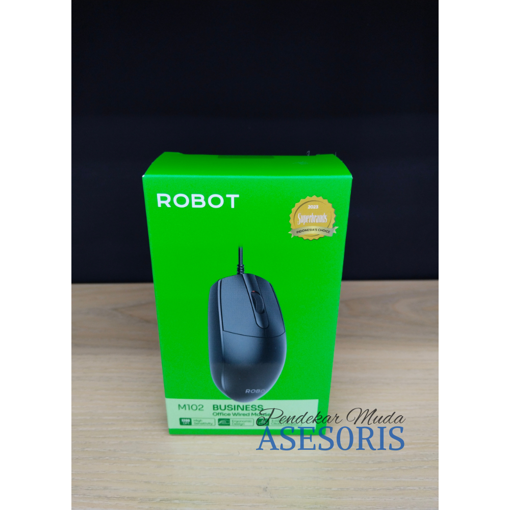 Jual Mouse nyaman murah berkualitas, Merek ROBOT M102 ( MSR 02 ...