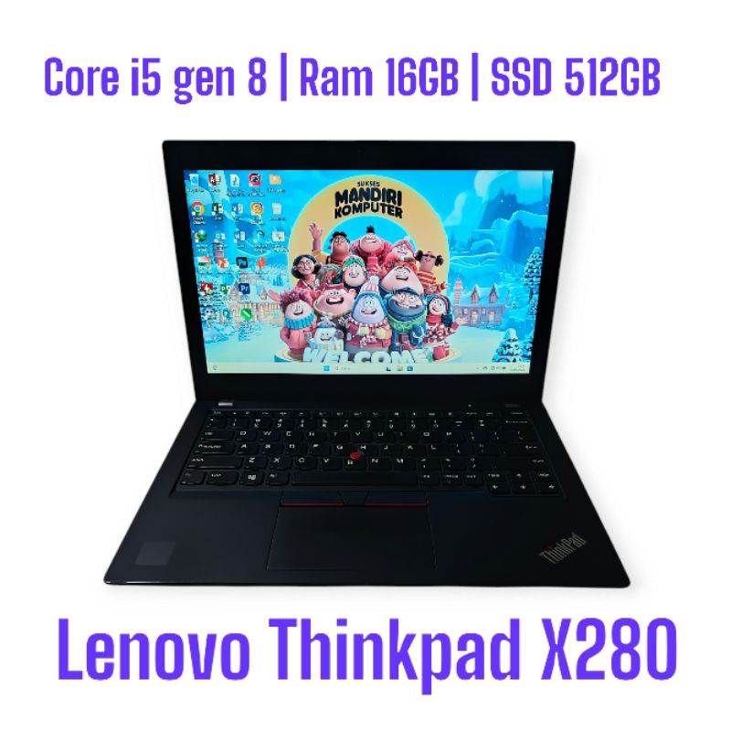 Jual Lenovo Thinkpad X280 | Core i5 gen 8 | Ram 16GB | SSD 512GB ...