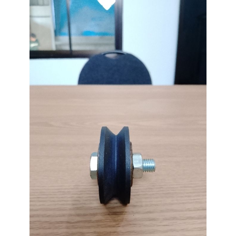 Jual Roda pagar Black Doff, besi cor 10 Cm, Ready bentuk Roda Bulat ...