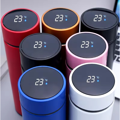 Jual HOT Termos stainless steel 500ml dengan tampilan suhu digital ...
