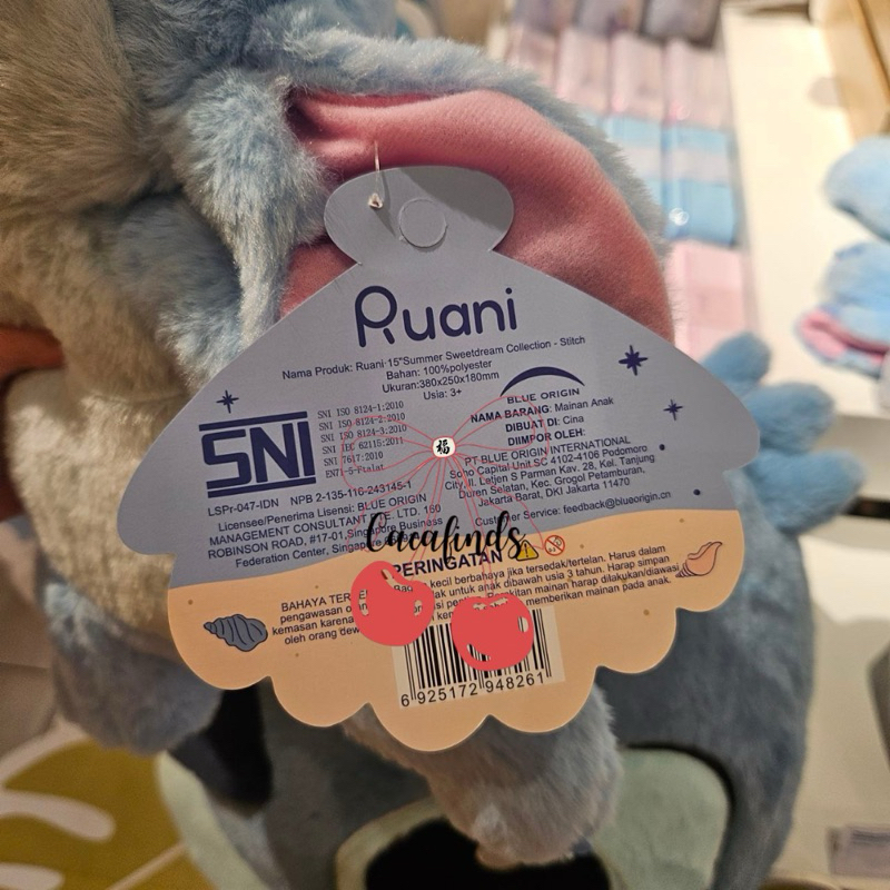 Jual OHSOME x Stitch‼️Boneka Lucu Disney Stitch Beach Dream Ocean ...