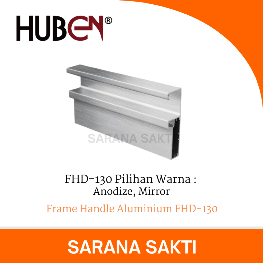 Jual Frame Handle Aluminium FHD-130 HUBEN | Profil Frame Handle ...