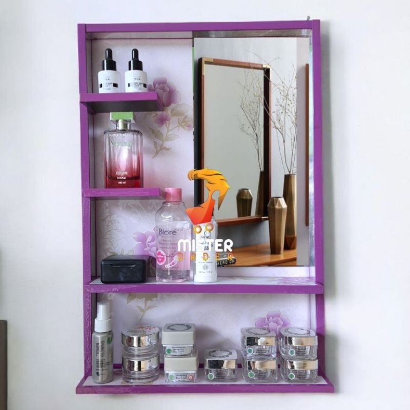 Jual Rak Kosmetik Gantung Jumbo - Rak Kosmetik Kayu Kokoh dan Kuat ...