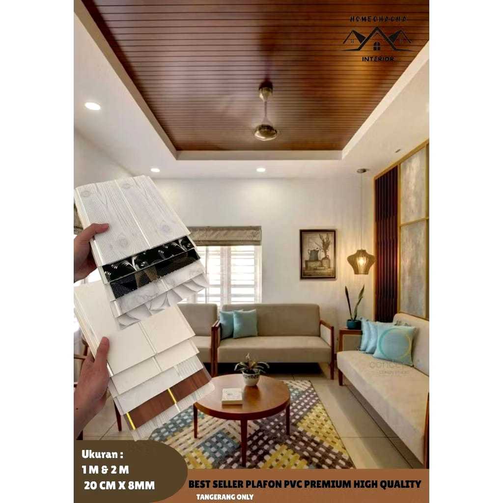 Jual Plafon PVC Motif Kayu Estetik Minimalis | Shopee Indonesia