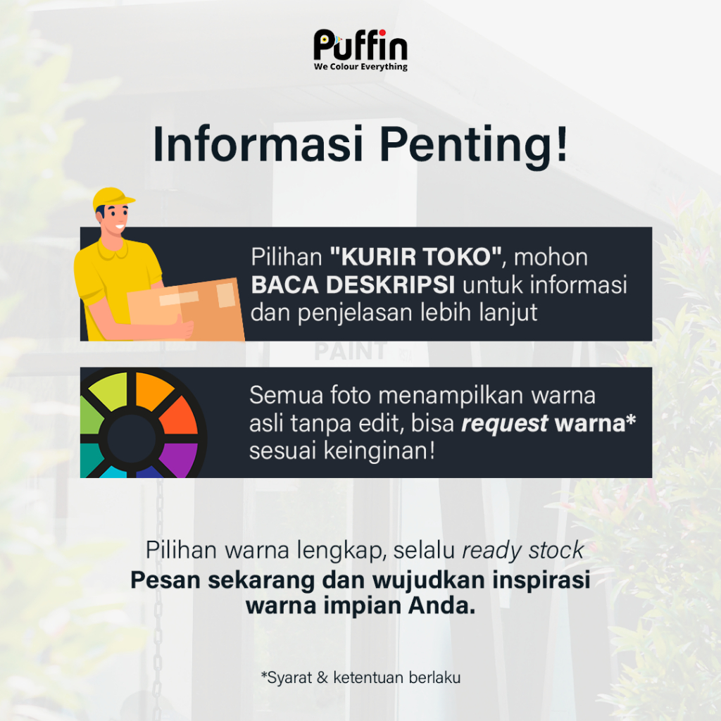 Jual Cat Tembok Texture Puffin Texture Exterior Interior | Shopee Indonesia