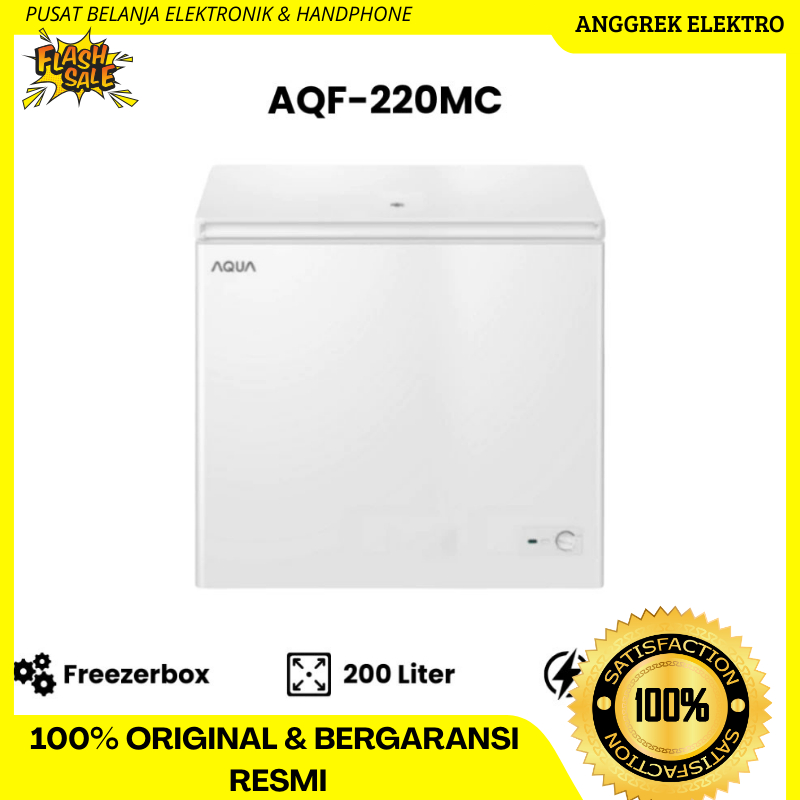 Jual Freezer Box AQUA AQF 220 MC Freezer Box 200 Liter Garansi Resmi ...
