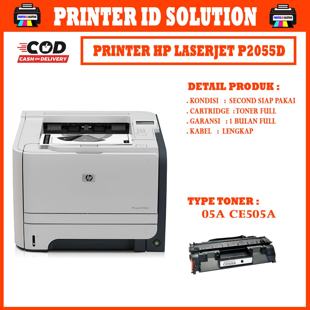 Jual PRINTER HP LASERJET P2055 P2055D | Shopee Indonesia