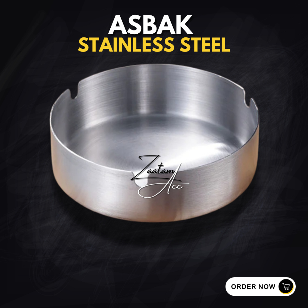 Jual Asbak Rokok Cigar Short Round Ashtray Stainless Steel | Shopee ...
