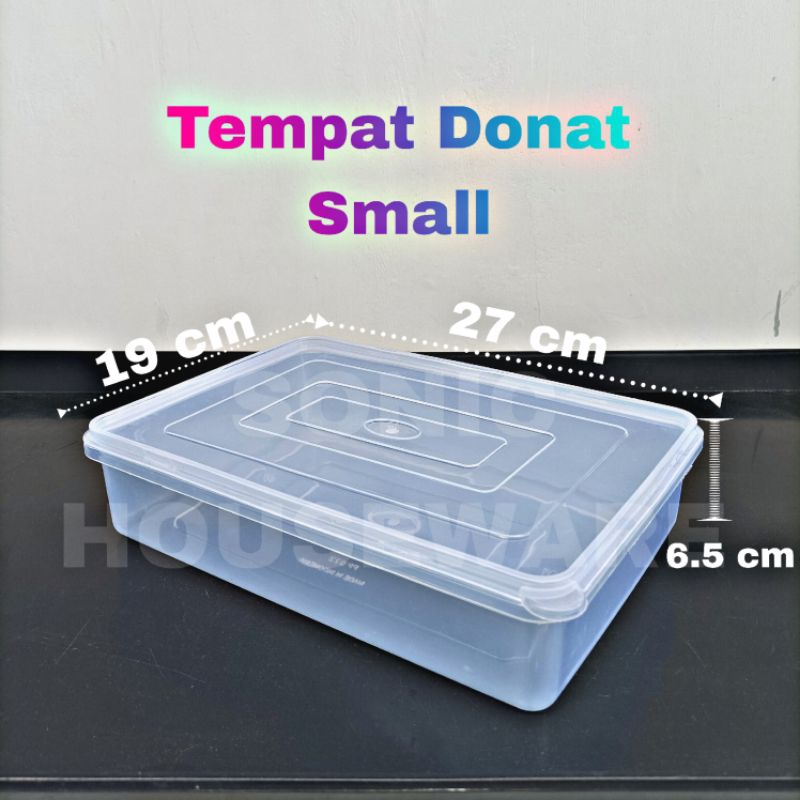 Jual Tempat Donat Box Donat Box Small Kecil Kotak Makanan Food Box ...