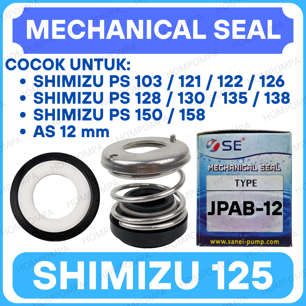 Jual MECHANICAL SEAL SHIMIZU 125 / JPAB-125 SANEI - SIL MEKANIK | Shopee Indonesia
