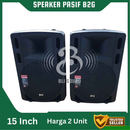 Jual SPEAKER PASIF B2G 15 INCH 15IN 15" BOX FIBER 2 UNIT HIGH QUALITY SOUND | Shopee Indonesia