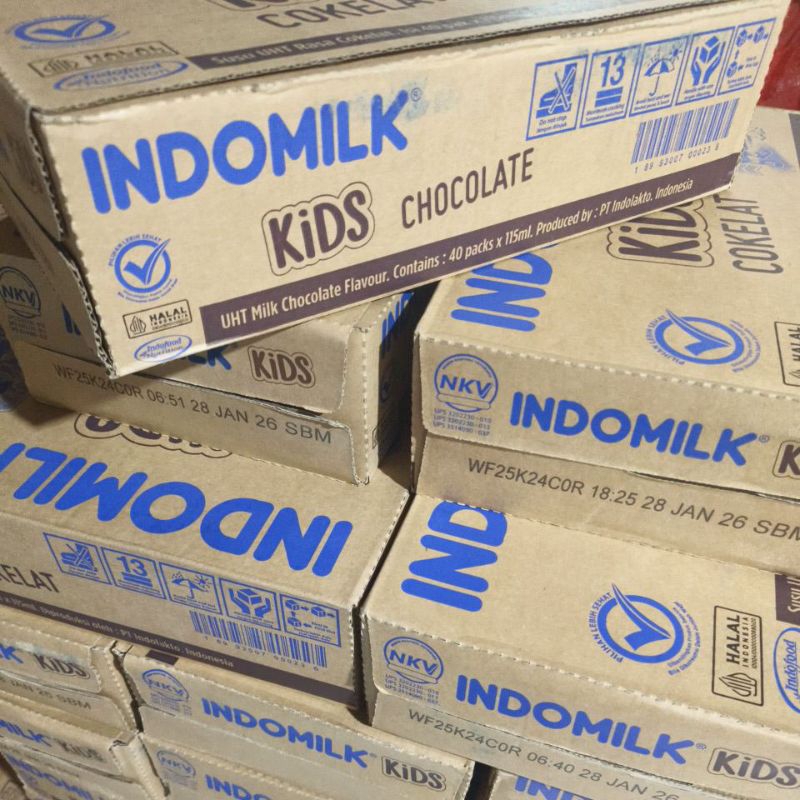 Jual INDOMILK KIDS coklat susu UHT isi 40 | Shopee Indonesia