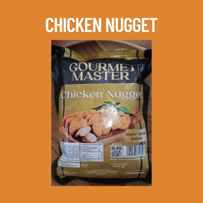 Jual Chicken Nugget Gourmet Master | Nagget Ayam GM | Netto: 400 Gram ...
