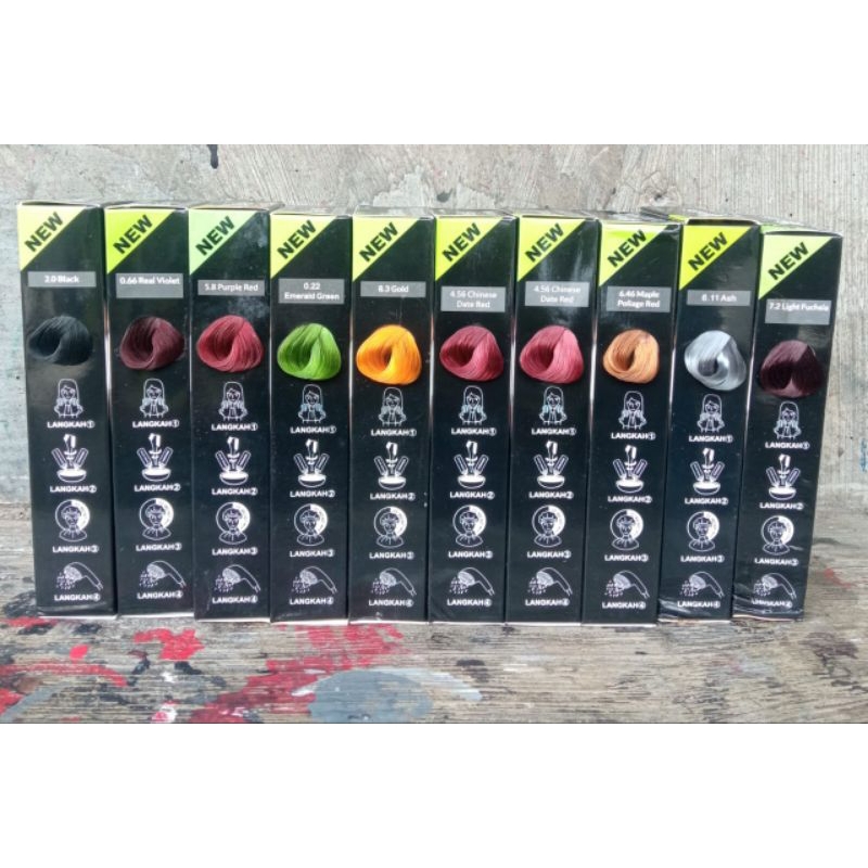 Jual Cat Rambut Color Cream Feves Original | Shopee Indonesia